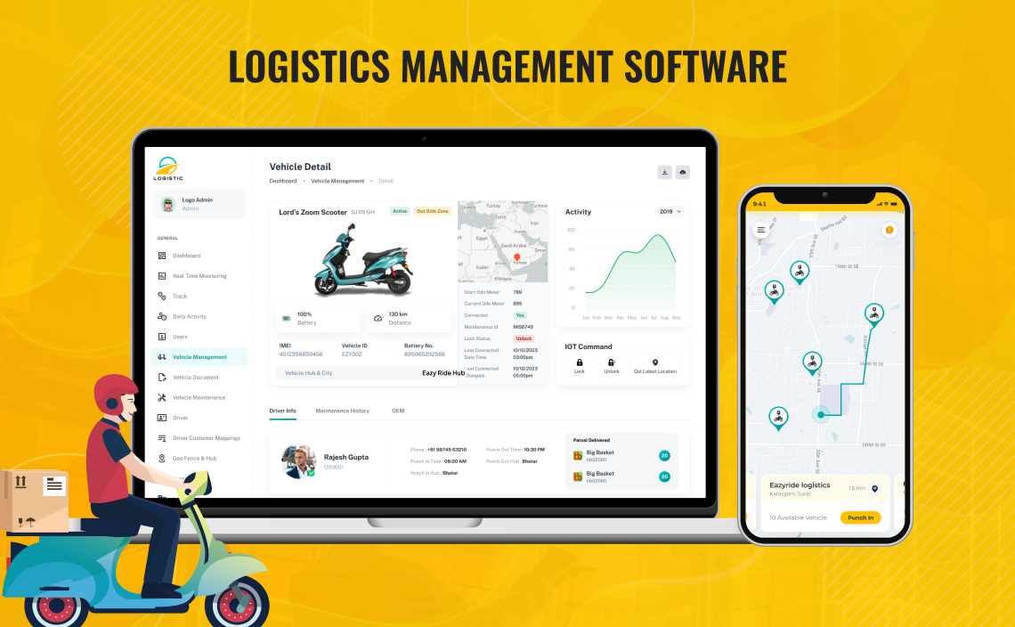 Logistics Management Software - Squillion Tech
